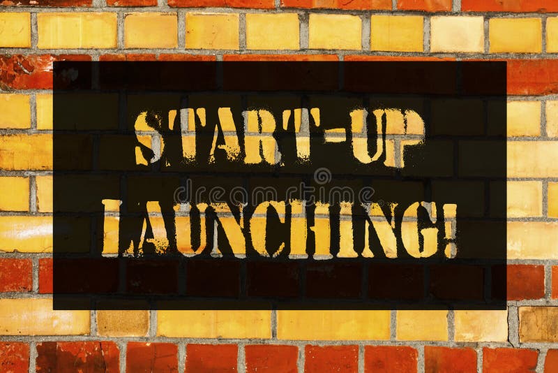 Conceptual Hand Writing Showing Start Up Launching. Business Photo ... Conceptual Hand Writing Showing Start Up Launching. Business Photo ...