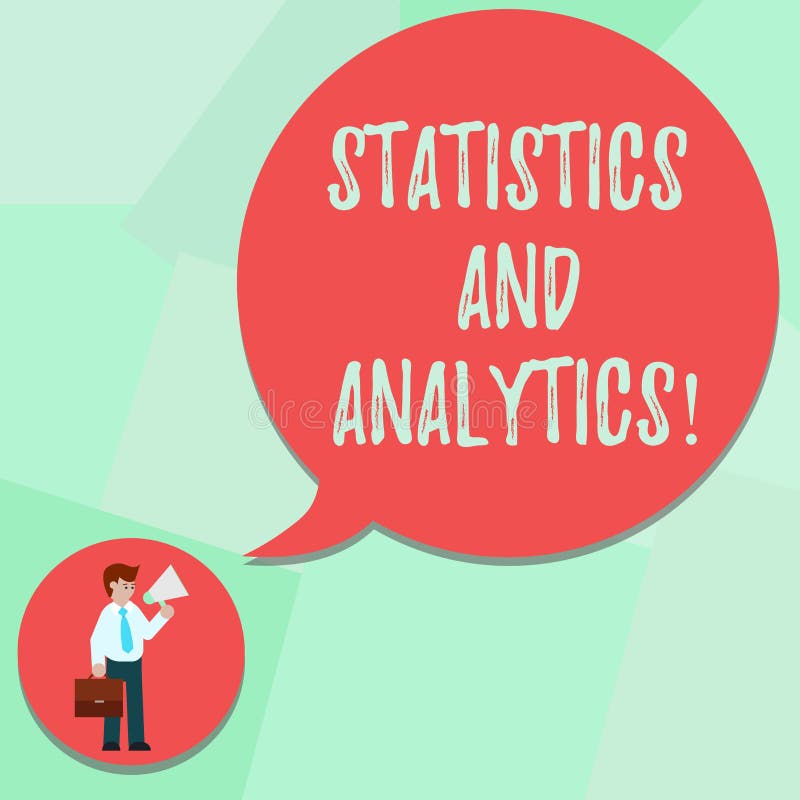 Conceptual Hand Writing Showing Statistics and Analytics. Business ...