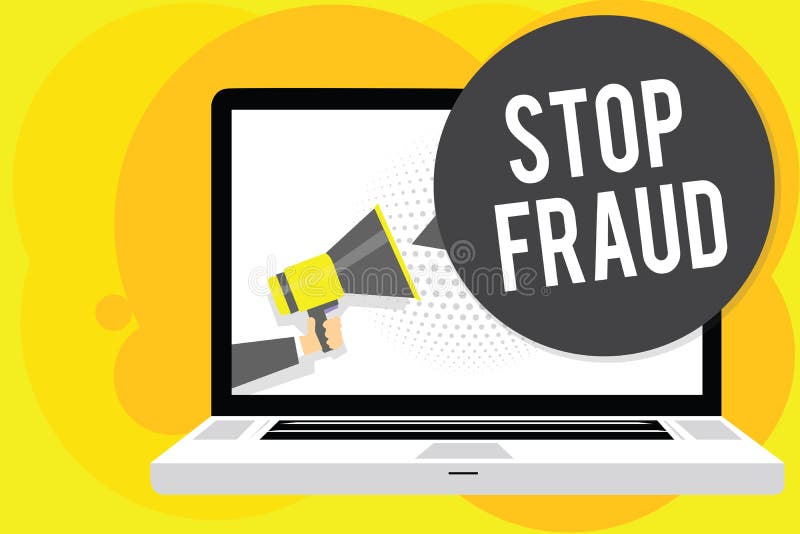 Conceptual Hand Writing Showing Stop Fraud. Business Photo Showcasing ... Conceptual Hand Writing Showing Stop Fraud. Business Photo Showcasing ...