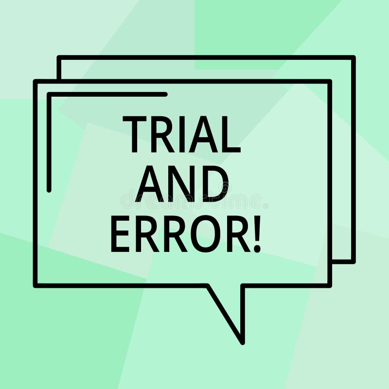 Trial Error Stock Illustrations – 223 Trial Error Stock Illustrations ...
