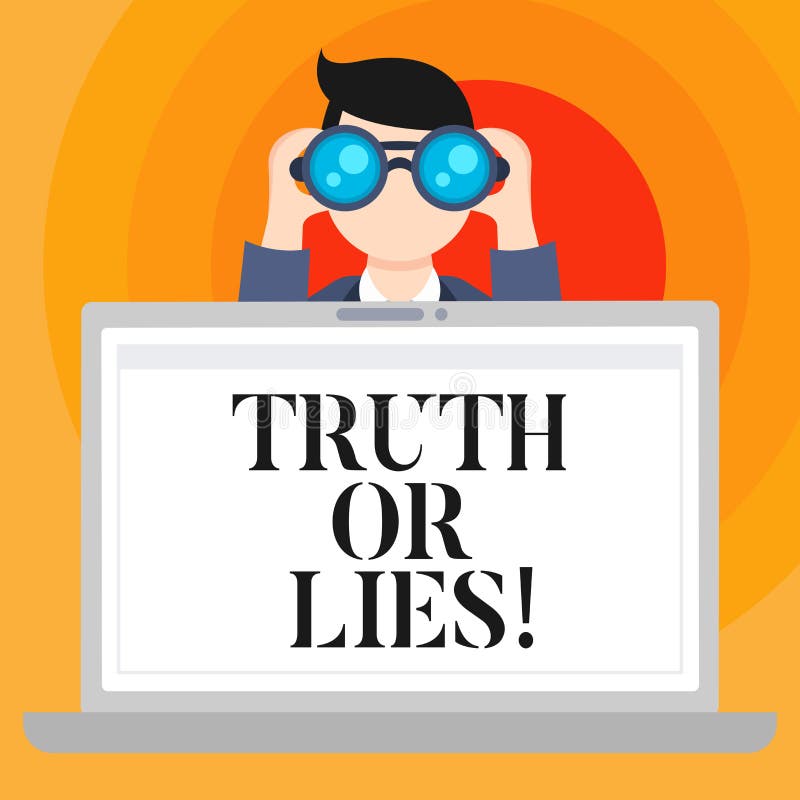 Conceptual Hand Writing Showing Truth or Lies. Business Photo Text ... Conceptual Hand Writing Showing Truth or Lies. Business Photo Text ...