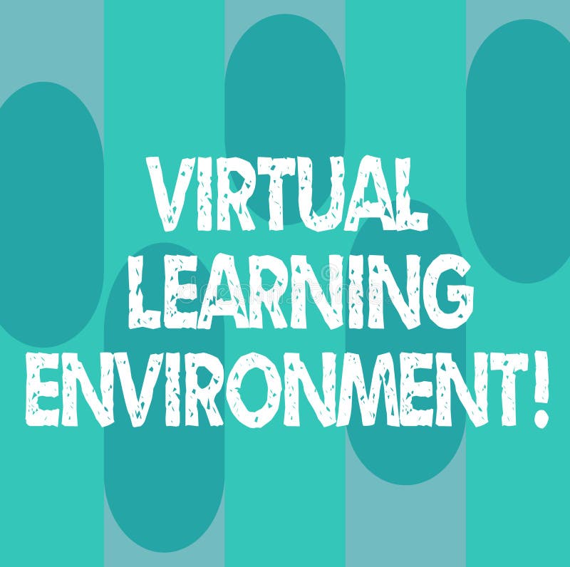 Conceptual Hand Writing Showing Virtual Learning Environment. Business ...