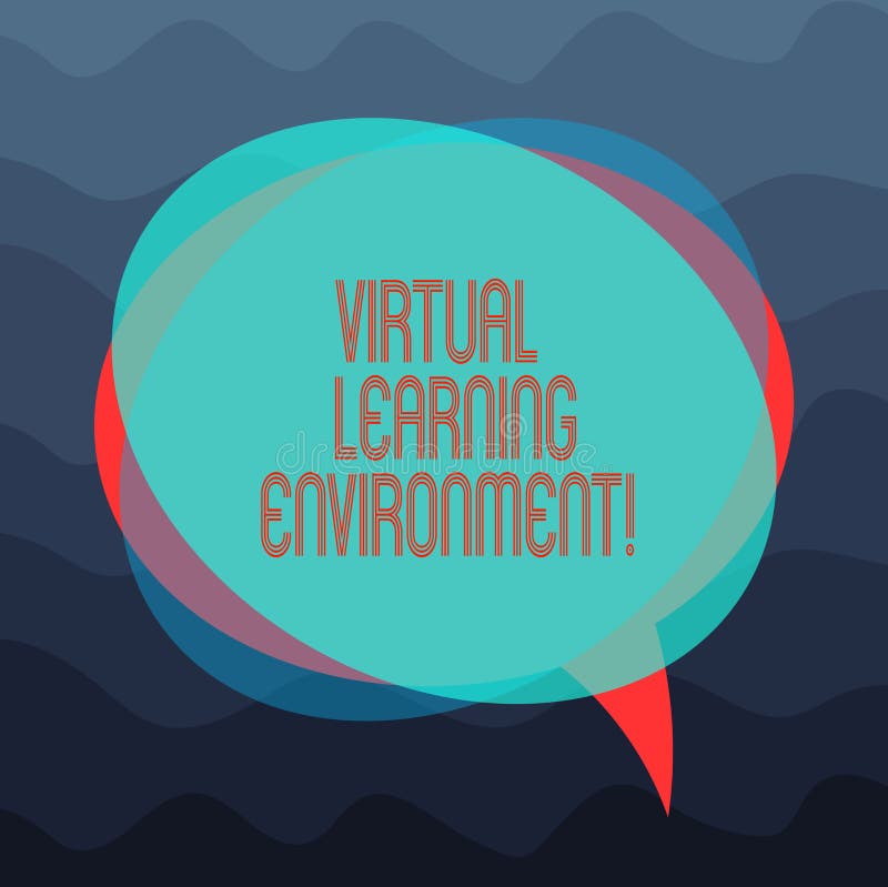 Conceptual Hand Writing Showing Virtual Learning Environment. Business ...