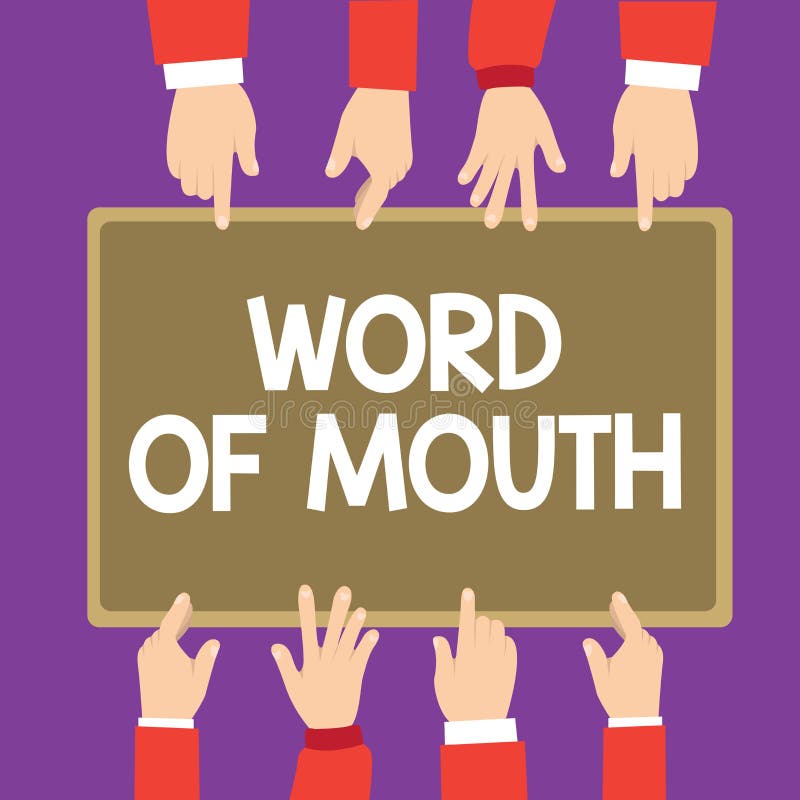 Conceptual Hand Writing Showing Word of Mouth. Business Photo Text Oral ... Conceptual Hand Writing Showing Word of Mouth. Business Photo Text Oral ...