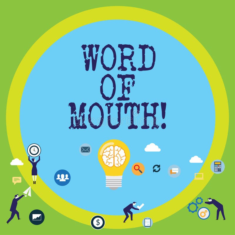 Conceptual Hand Writing Showing Word of Mouth. Business Photo Text Oral ... Conceptual Hand Writing Showing Word of Mouth. Business Photo Text Oral ...