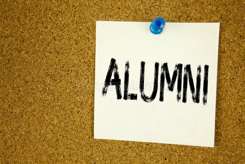 Conceptual Hand Writing Text Caption Inspiration Showing Alumni Former ... Conceptual Hand Writing Text Caption Inspiration Showing Alumni Former ...