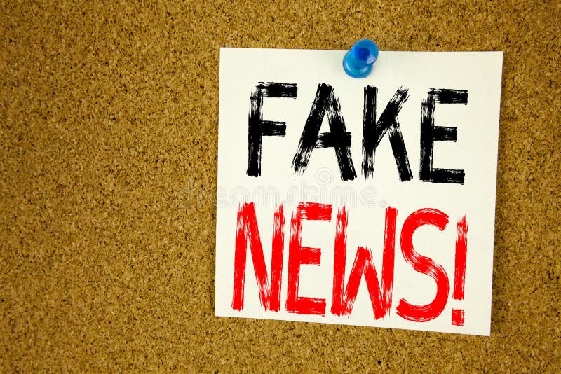 Conceptual Hand Writing Text Caption Inspiration Showing Fake News ... Conceptual Hand Writing Text Caption Inspiration Showing Fake News ...