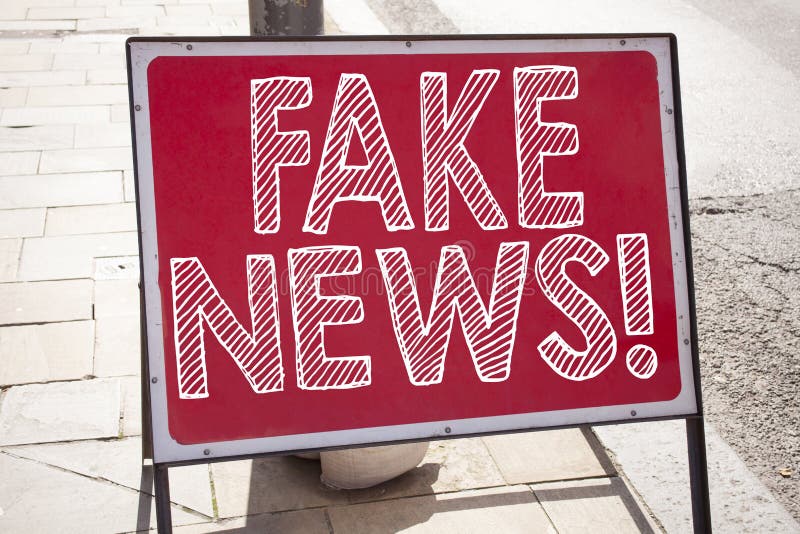 Conceptual Hand Writing Text Caption Inspiration Showing Fake News ... Conceptual Hand Writing Text Caption Inspiration Showing Fake News ...