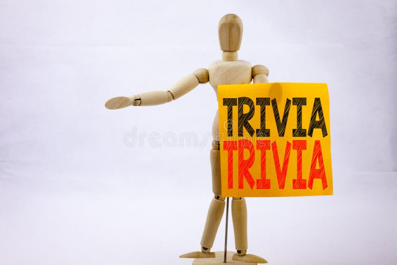 Conceptual Hand Writing Text Caption Inspiration Showing Trivia ... Conceptual Hand Writing Text Caption Inspiration Showing Trivia ...