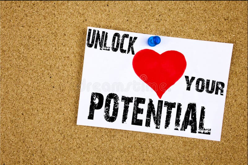 Conceptual Hand Writing Text Caption Inspiration Showing Unlock Your ...
