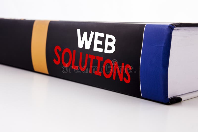 Conceptual Hand Writing Text Caption Inspiration Showing Web Solutions ... Conceptual Hand Writing Text Caption Inspiration Showing Web Solutions ...