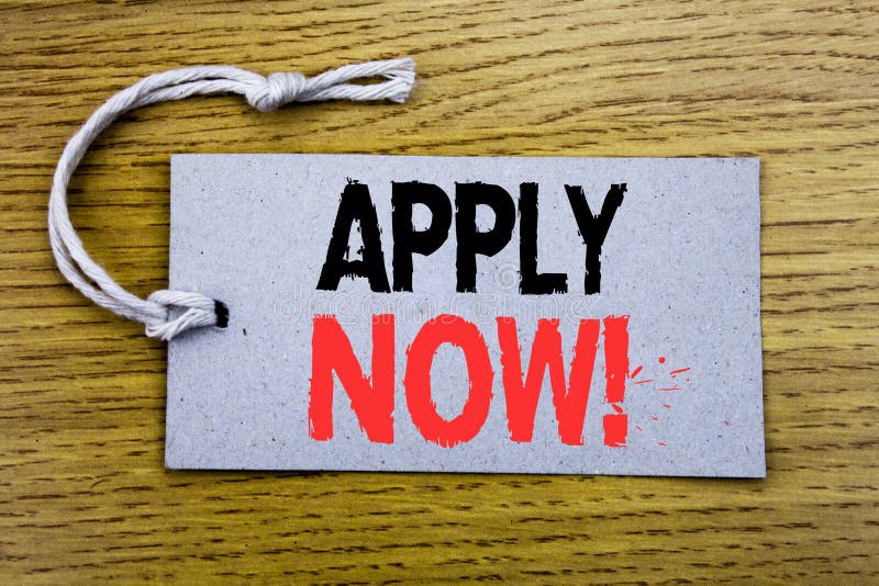 Conceptual Hand Writing Text Caption Showing Apply Now. Business ... Conceptual Hand Writing Text Caption Showing Apply Now. Business ...