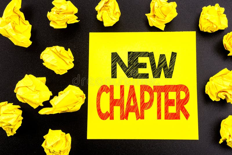 Conceptual Hand Writing Text Showing New Chapter. Business Concept for ... Conceptual Hand Writing Text Showing New Chapter. Business Concept for ...