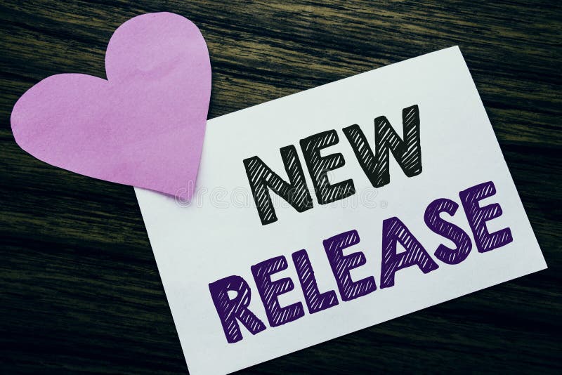 Conceptual Hand Writing Text Showing New Release . Concept for ...