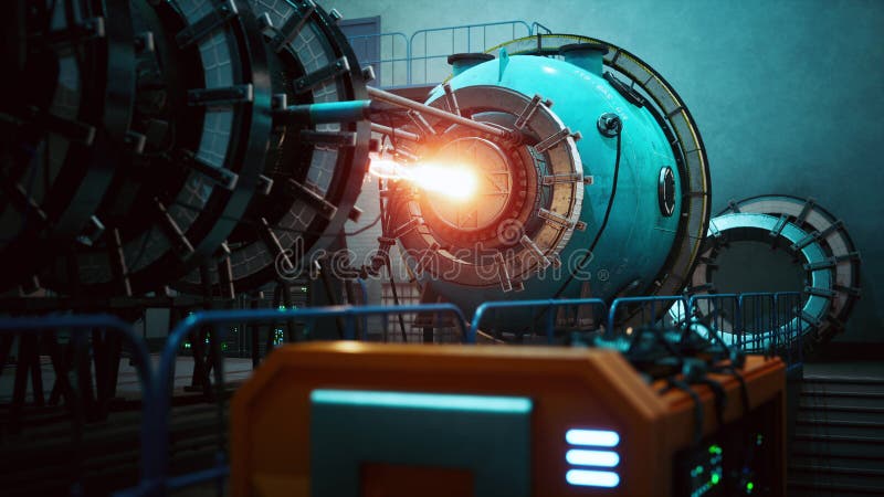 Conceptual High Tech Power Thermonuclear or Nuclear Reactor Stock ...