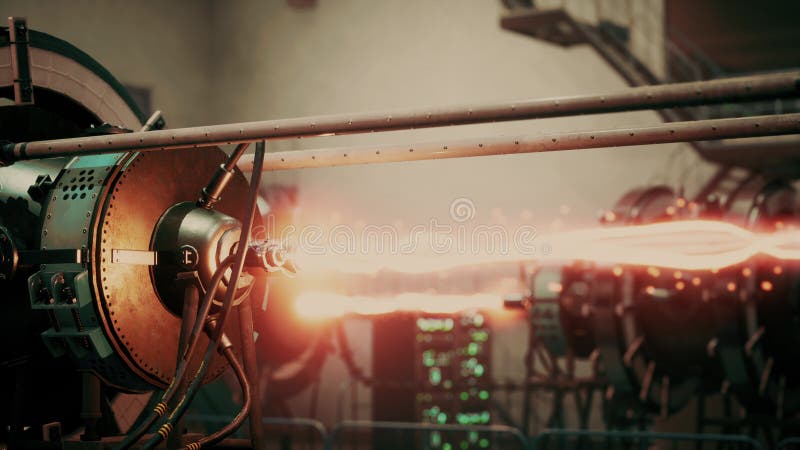 Conceptual High Tech Power Thermonuclear or Nuclear Reactor Stock ...