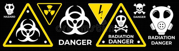 Conceptual HUD Danger Zone Layout Featuring Red Warning Frames Stock ...