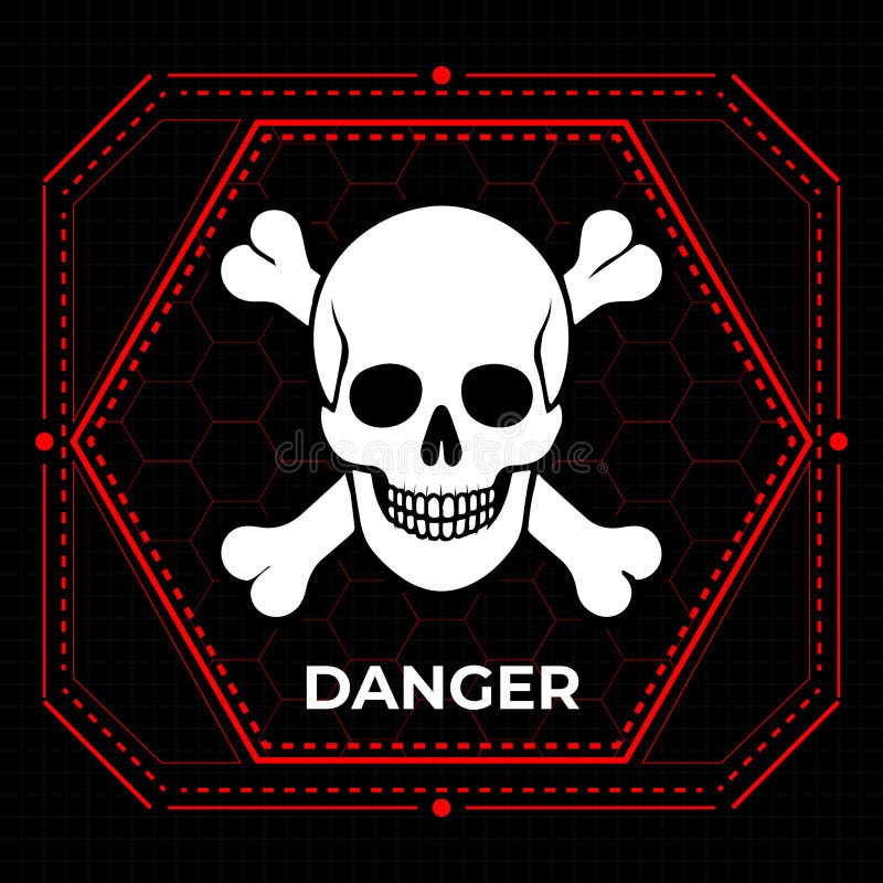 Conceptual HUD Danger Zone Layout Featuring Red Warning Frames and ...