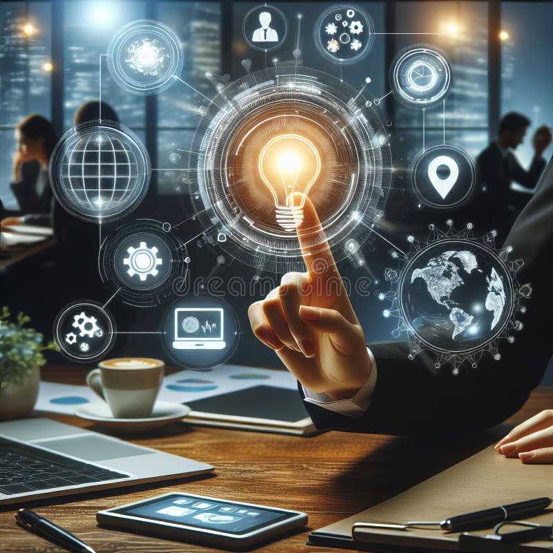 Conceptual Idea Activation stock photo. Image of advancement - 311411678