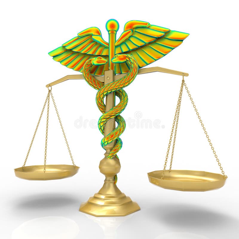 Medicine Justice Caduceus Stock Illustrations – 151 Medicine Justice ...