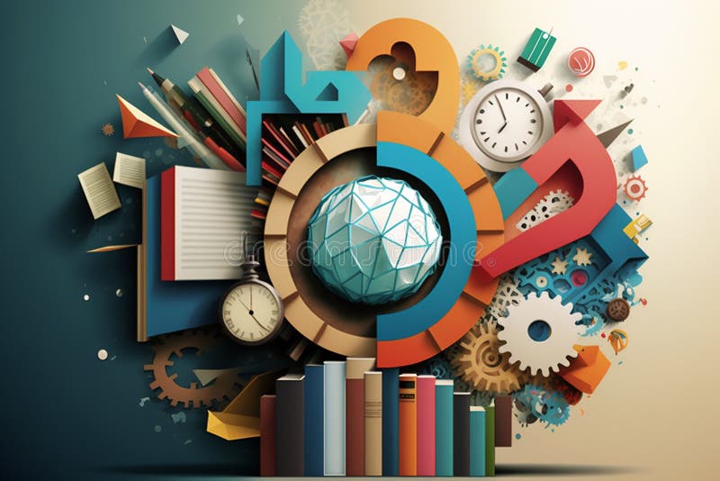 Conceptual of Ideas and Learning, Creativity and Innovation Stock ...