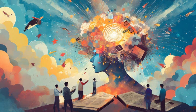 Conceptual Illustration of the Annual Collective Mind, Visualized As ...