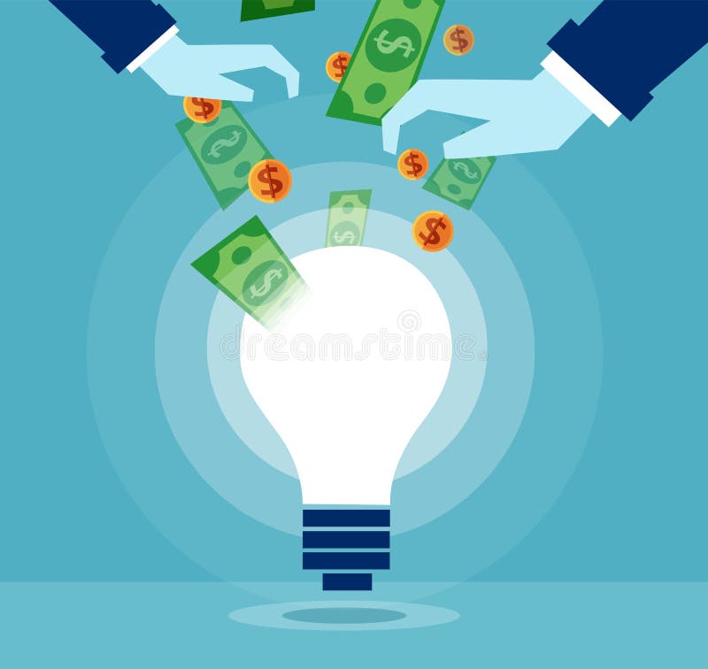Investing Money. Money Growth Graph Stock Vector - Illustration of ... Investing Money. Money Growth Graph Stock Vector - Illustration of ...