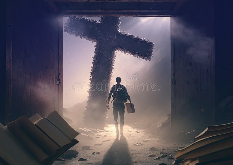 Christian Lent, Religious Concept Illustration Stock Illustration ...