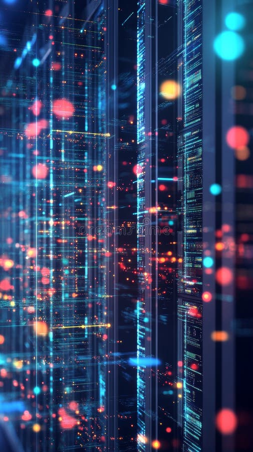 Conceptual Illustration of Digital Network Data Flow in a Big Data ...