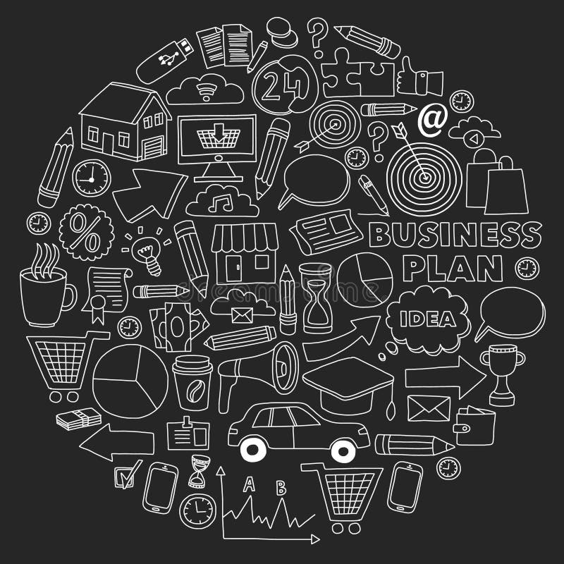 Business and Management Background. Pattern with Finance Icons ...