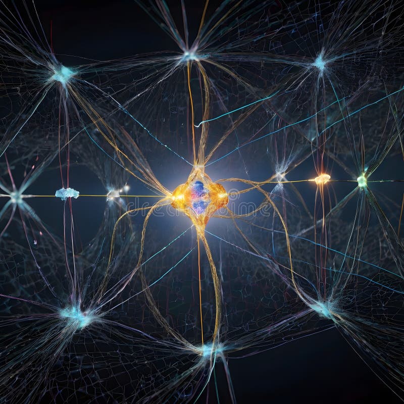 A Conceptual Illustration of Quantum Entanglement Stock Illustration ...