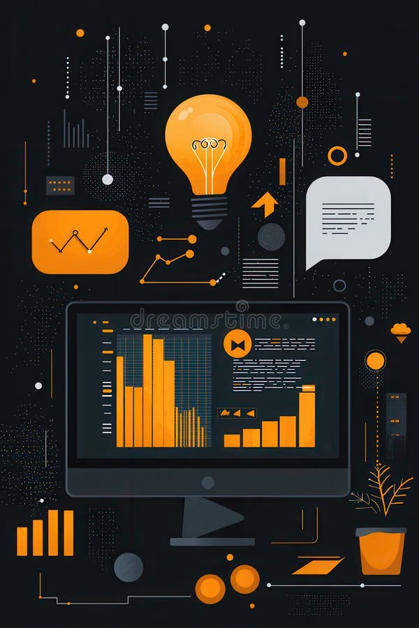 Modern Analytical Dashboard with Data Insights and Innovative Graphics ...