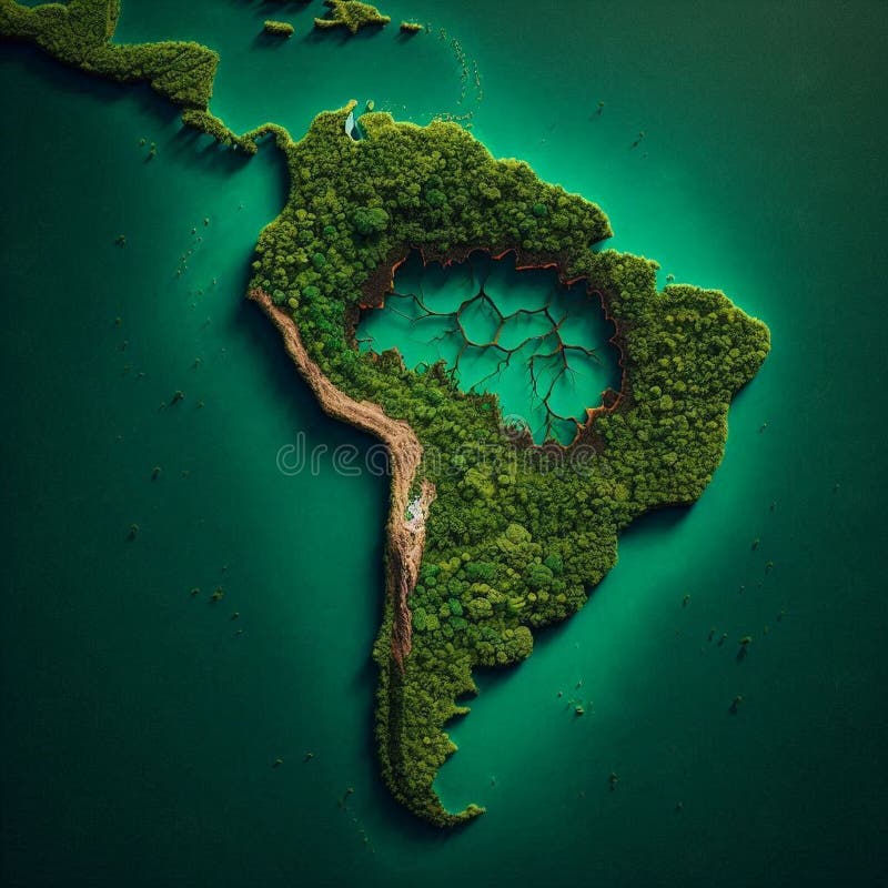 Map Amazon Rainforest Deforestation 2023 Stock Photos - Free & Royalty ...