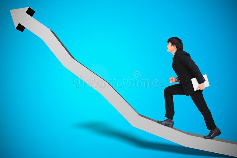 Conceptual Image of Business Progress Stock Photo - Image of arrows ...