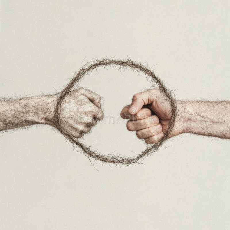 Conceptual Image of Connection and Unity through Symbolic Hand Gesture ...
