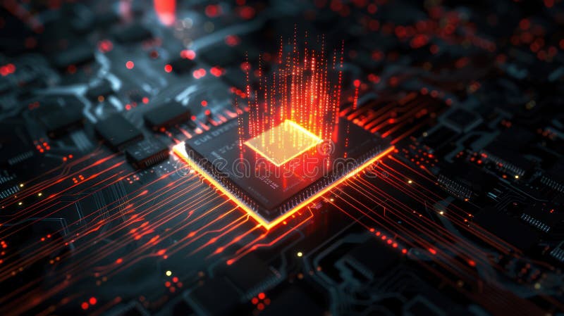 Digital Signal Processing Chip Stock Illustrations – 848 Digital Signal ...