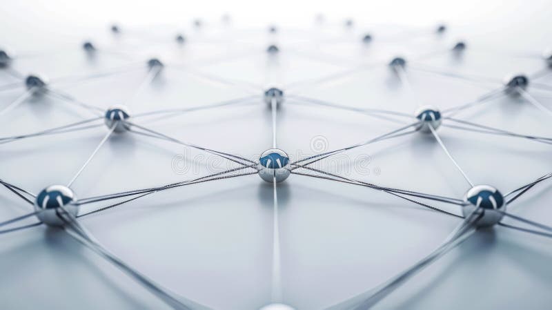 Conceptual Image of a Data Benchmarking Network Stock Illustration ...