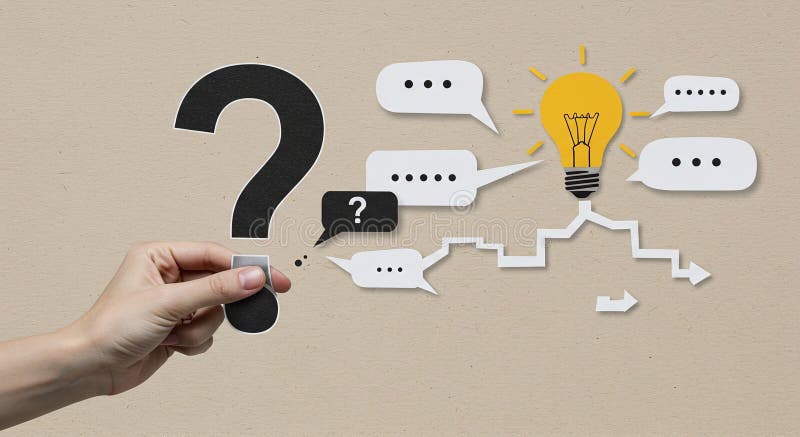 Idea Generation and Problem Solving Concept Stock Illustration ...