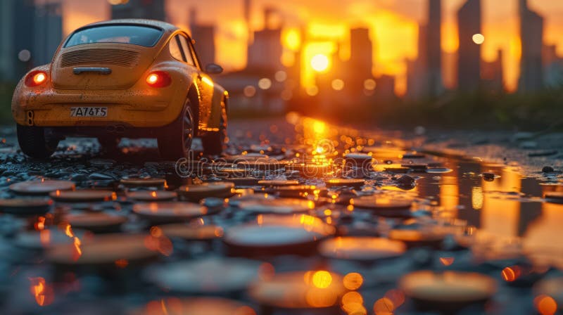 Conceptual Image Depicting the Rise in Energy Prices Stock Illustration ...