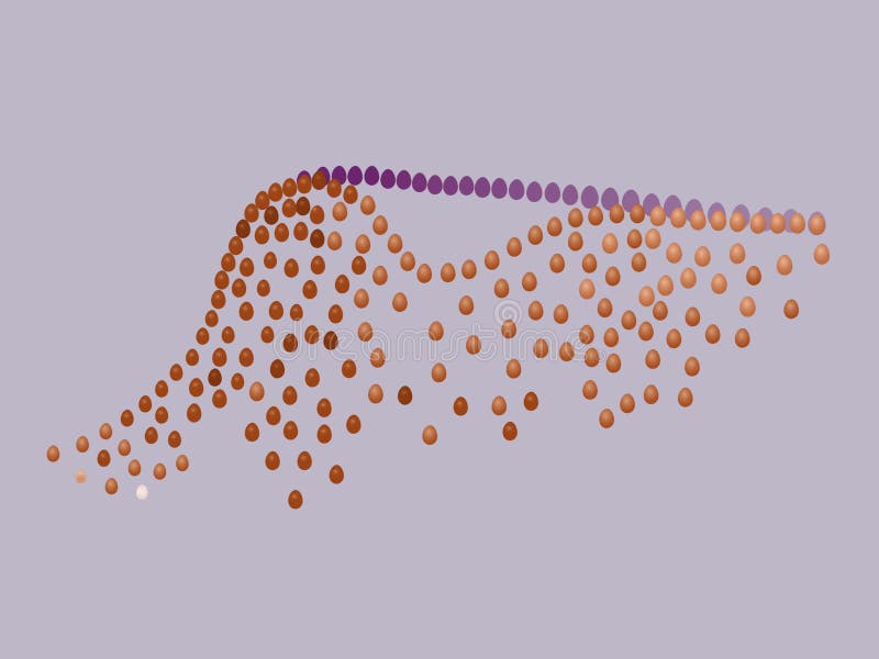 Illustration Model of Egg Drop Production in Laying Hens Stock ...