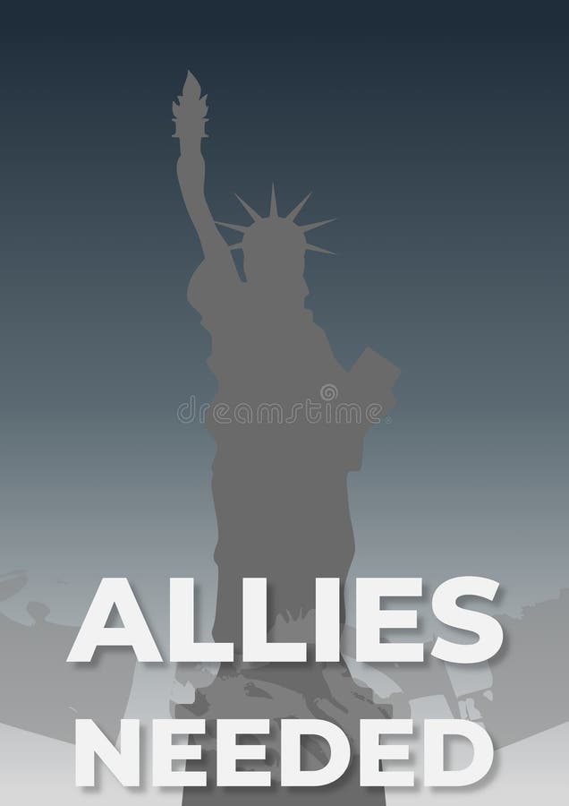 Conceptual Image Featuring the Statue of Liberty and Handshake ...