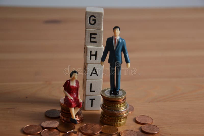 Conceptual Image of Gender Inequality Stock Image - Image of treatment ...