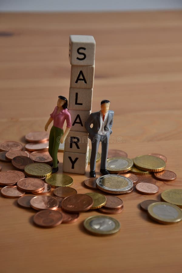 Conceptual Image of Gender Inequality Stock Image - Image of sitting ...