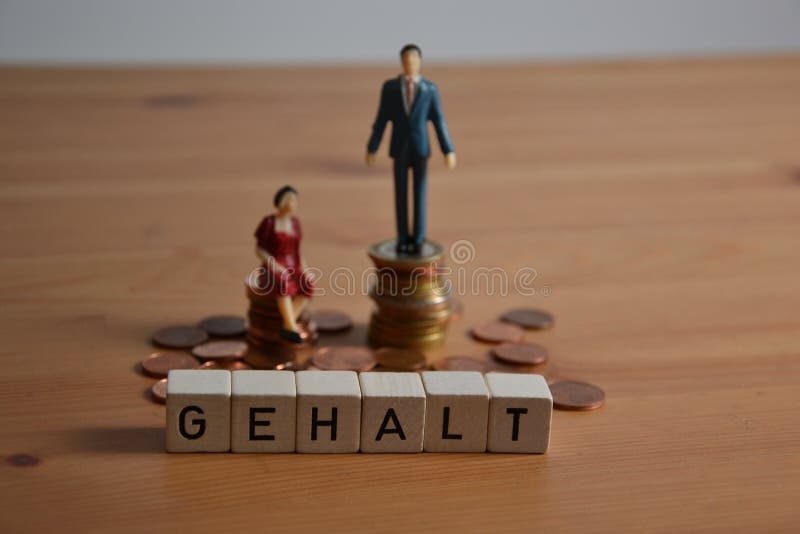 Conceptual Image of Gender Inequality Stock Photo - Image of finance ...