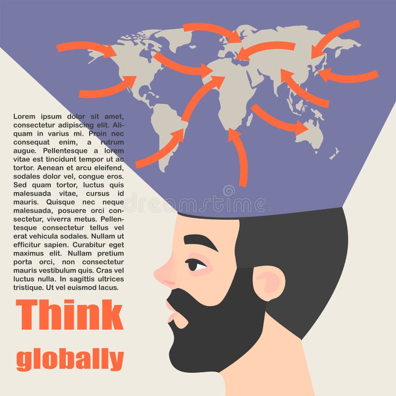 Cartoon Map Thinking Stock Illustrations – 313 Cartoon Map Thinking ...