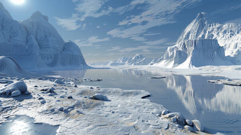 Conceptual Image Illustrating the Devastating Effects of Global Warming ...