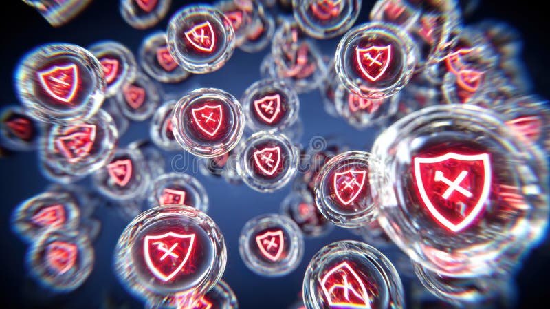 Conceptual Image of Immune System Resilience with Modern Technology Solutions Stock Photo ...