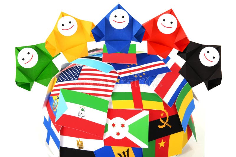 Conceptual Image of International Relations Stock Image - Image of ...