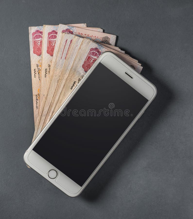 A Conceptual Image for Modern Banking in United Arab Emirates. Stock ...