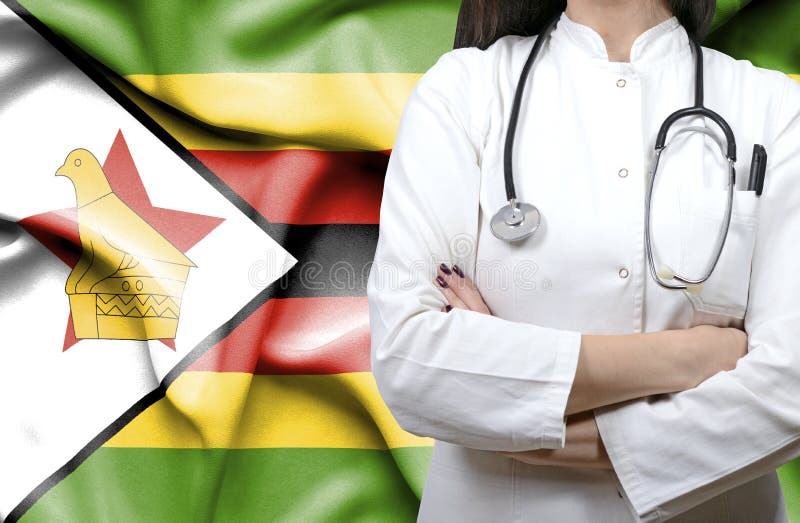 Conceptual Image of National Healthcare System in Zimbabwe Stock Photo ...